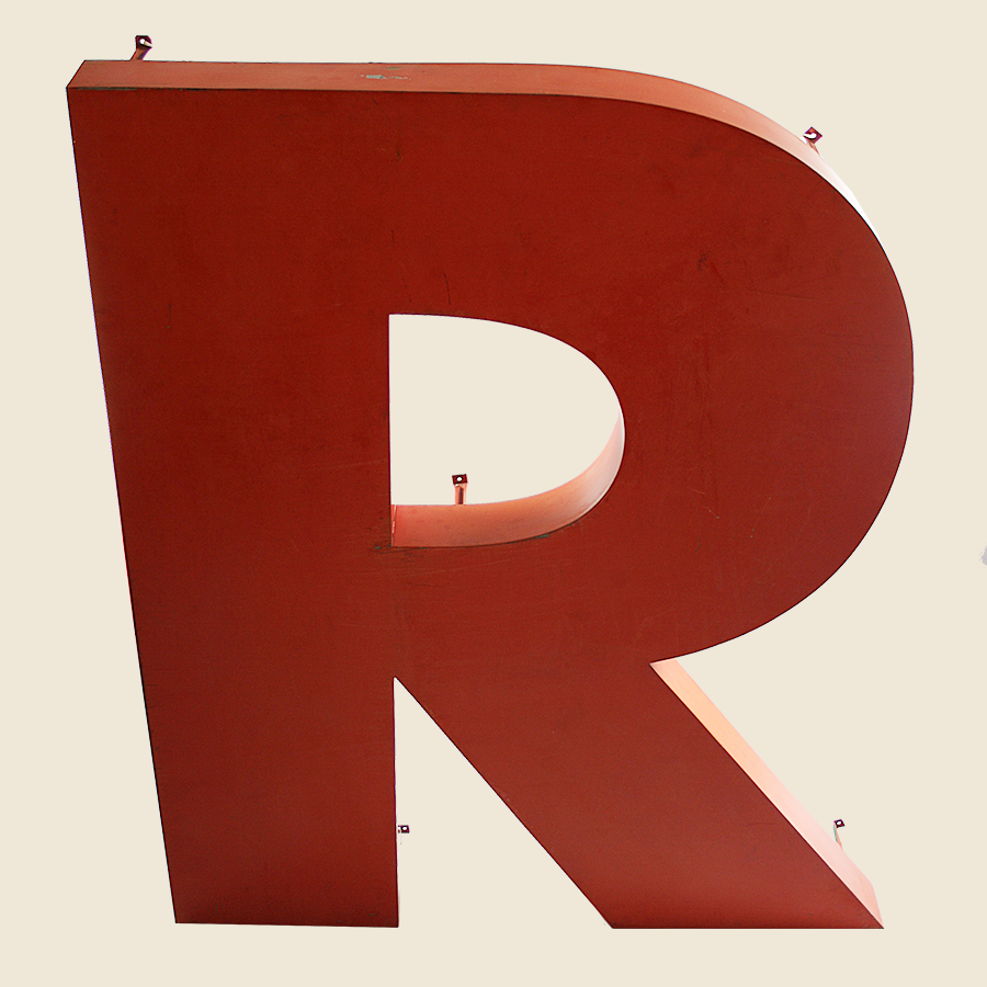 Giant Vintage Letter R – Vintage Matters